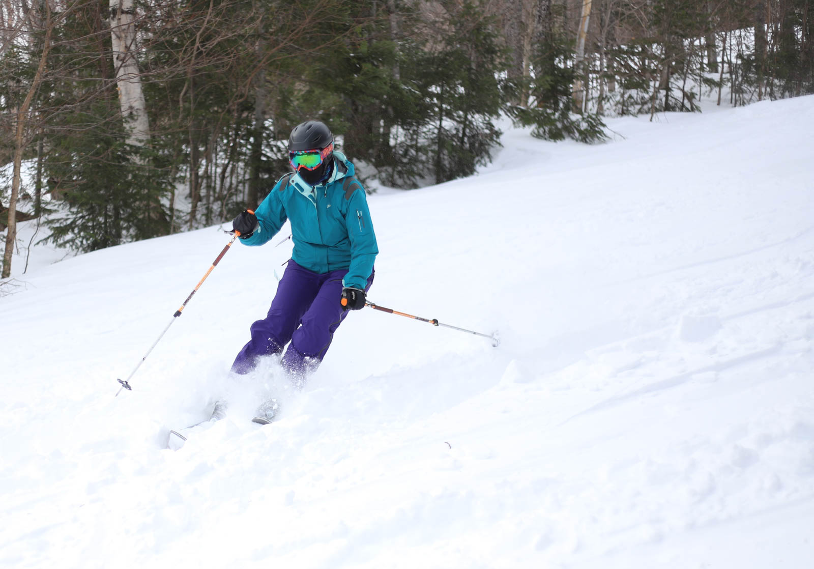 Parc du Mont-Comi, soubresaut hivernal, 27 mars 2021 - Zone.Ski