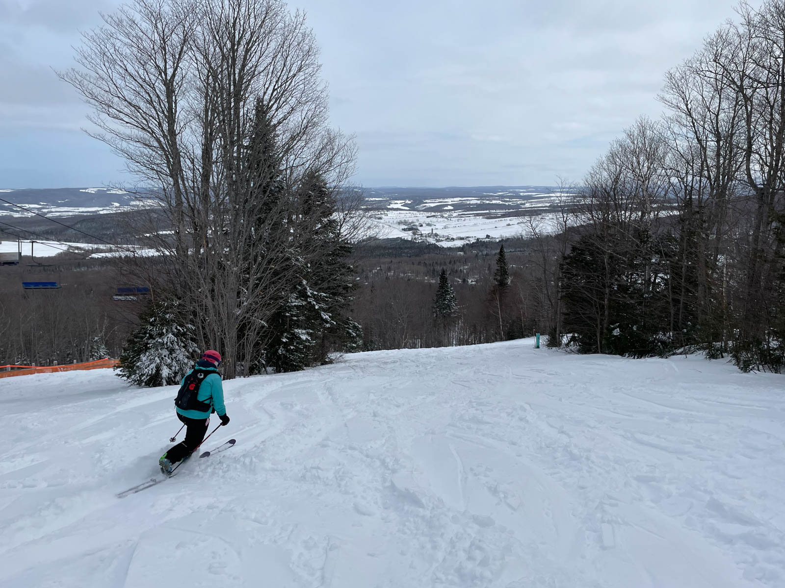Parc du Mont-Comi, soubresaut hivernal, 27 mars 2021 - Zone.Ski